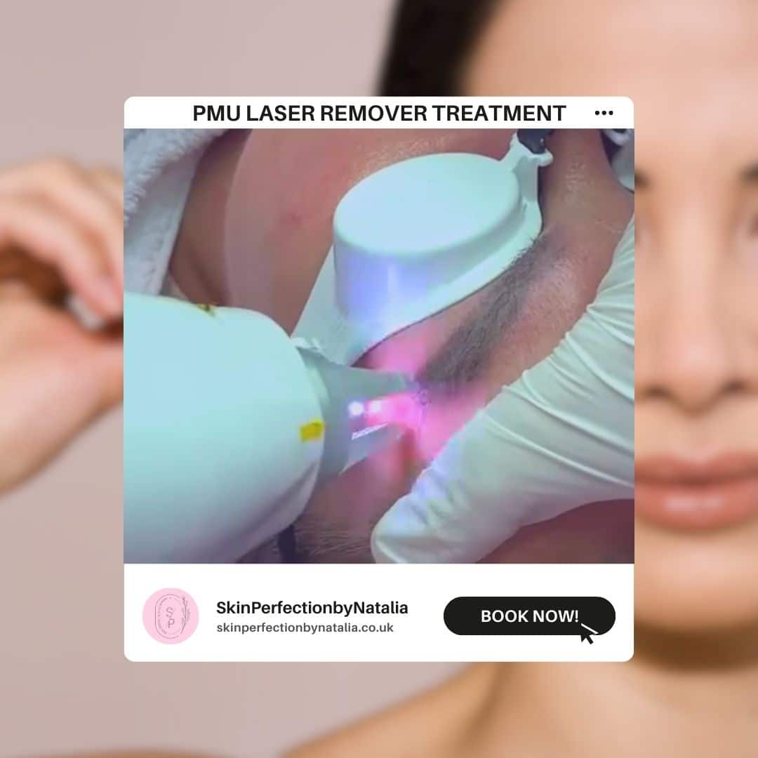 PMU Laser Removal Treatment - specialises in skin and body care.
